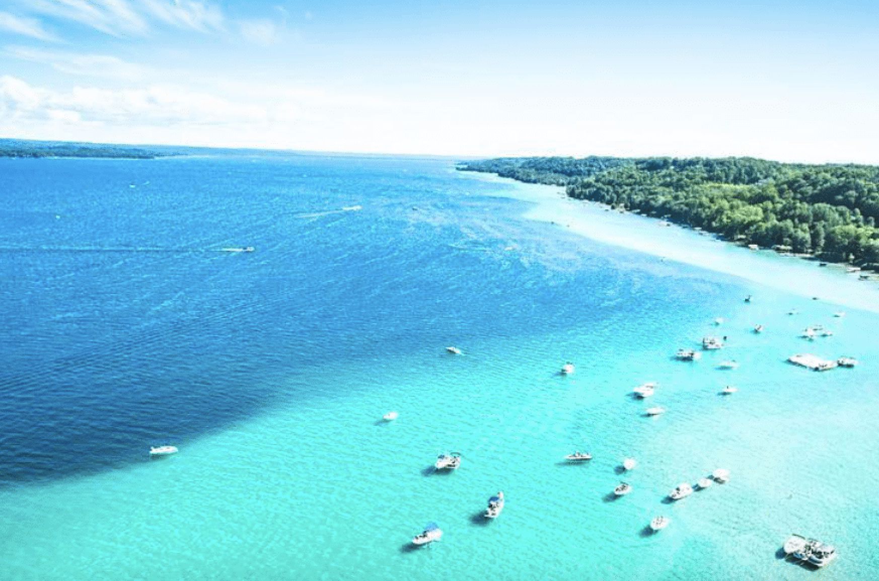 This Michigan Lake Looks Exactly Like The Caribbean Sea