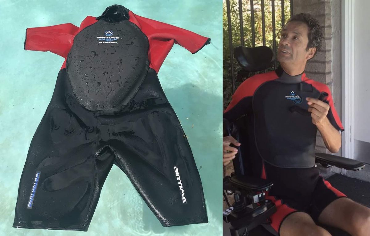 Inventor Creates Wetsuit That Allows Disabled People To Swim After His ...