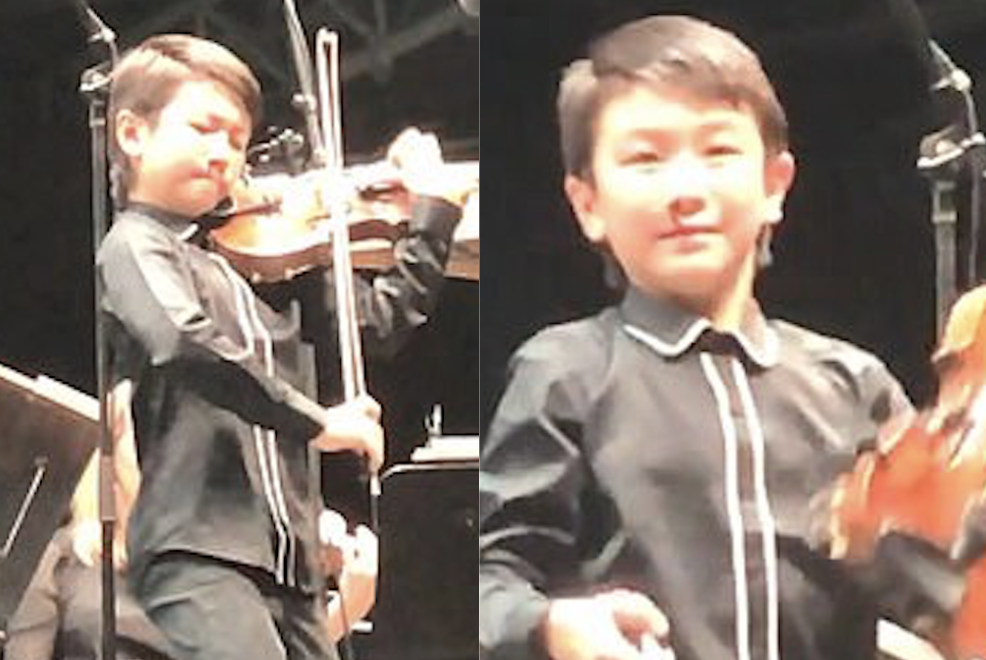 11 Year-Old Violin Prodigy Gets Nosebleed During Huge Performance ...